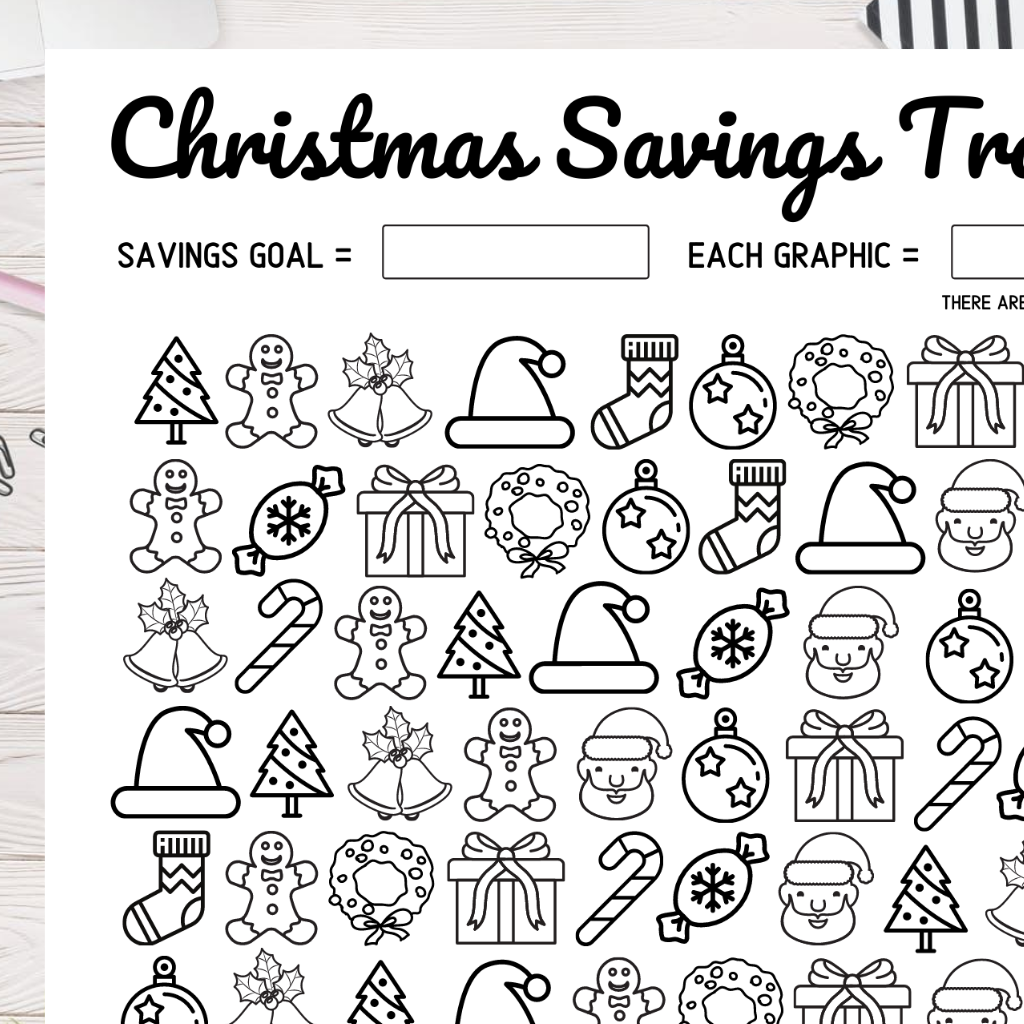 Christmas Savings Tracker Doodles Printable Mint Notion Shop christmas-savings-tracker-doodles-printable-mint-notion-shop