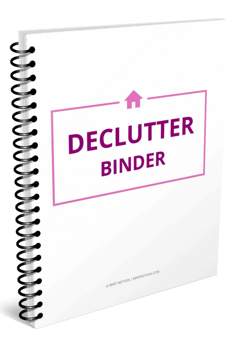 Declutter Binder – Mint Notion Shop